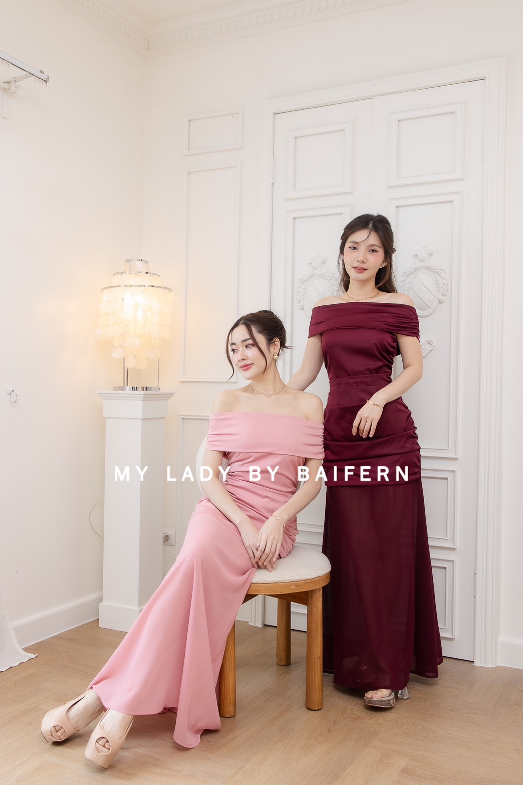 MY LADY BY BAIFERN ML0478 - ชุดไปงานแต่ง, ชุดออกงาน, ชุดงานแต่ง, เดรส, ชุดเดรสไปงานแต่ง